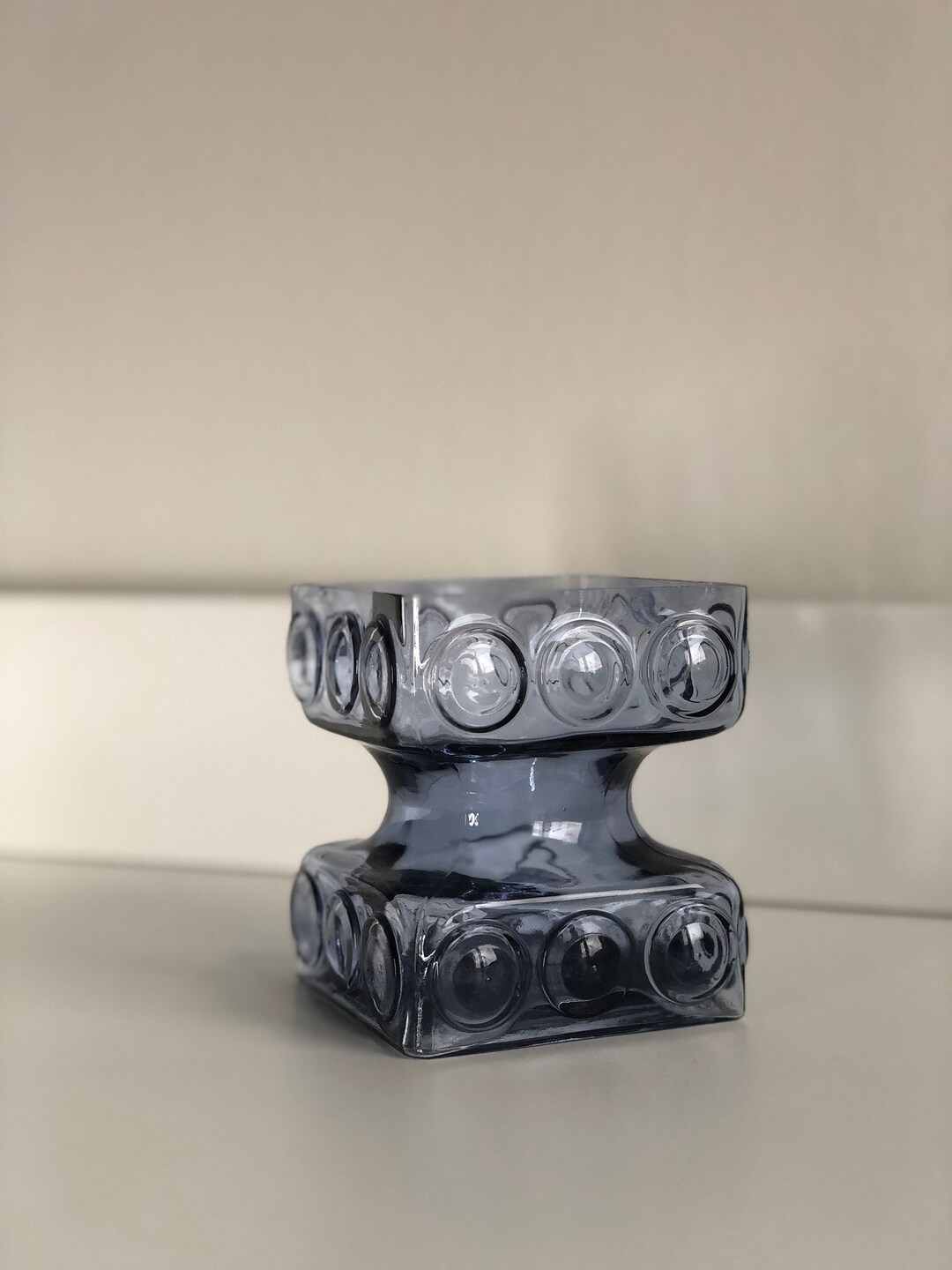 Kehrä Pala Vase Helena Tynell, Riihimäki Finland Design Glass Vase 1970 ...