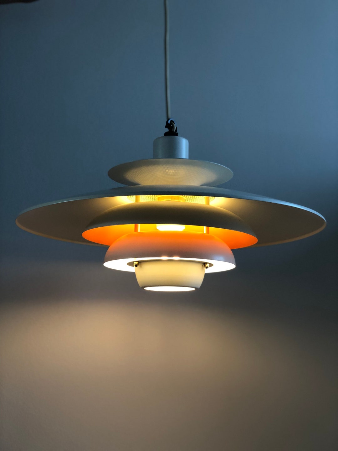 Vintage Pendant Lamp Sofie by Kurt Wiborg for Jeka, Denmark 1980s JEKA ...