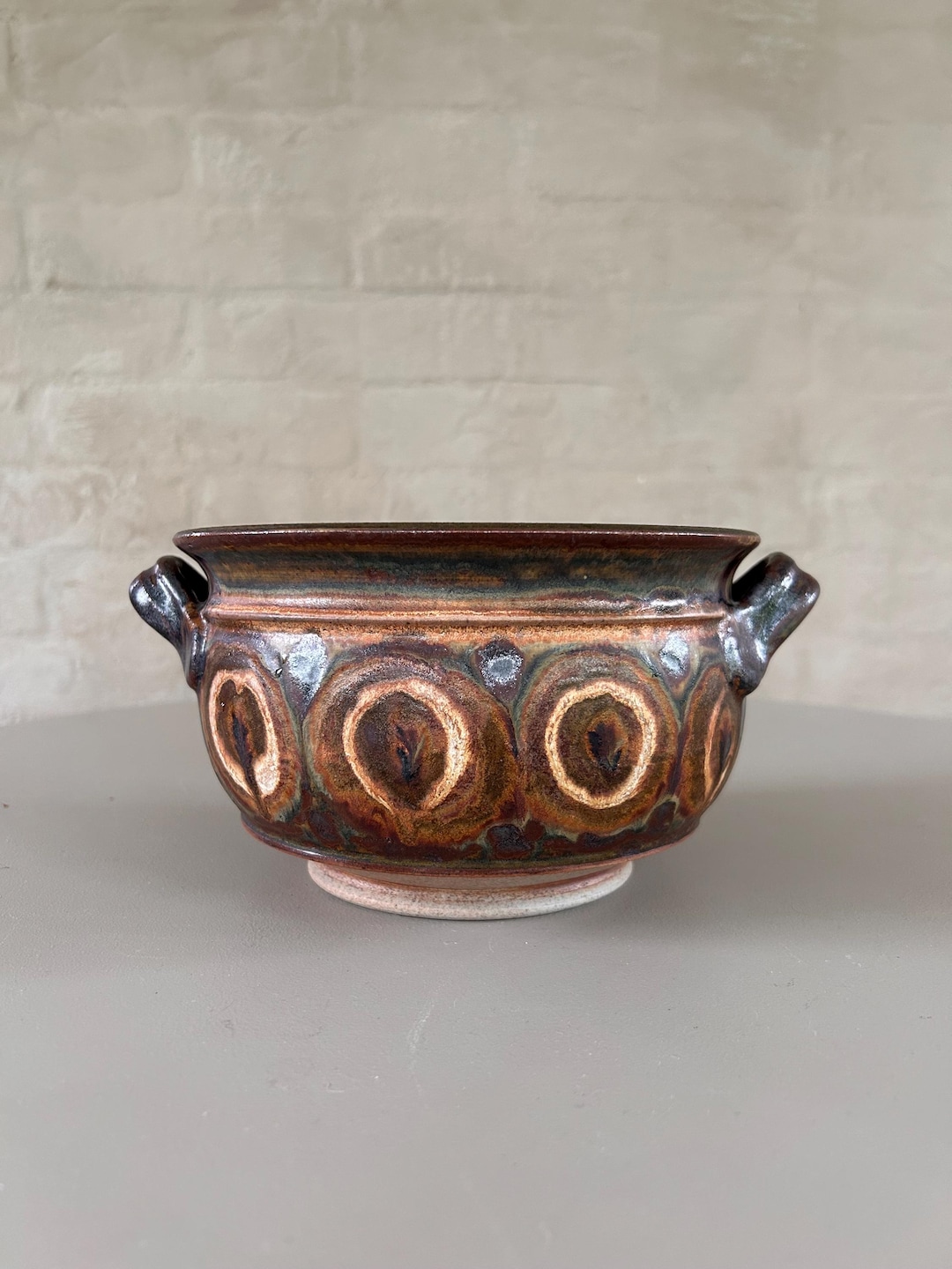 Danish Studio Pottery Stoneware Bowl Elsa Riisa for Riisa With ...