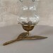 Vintage Scandia Present Sweden Brass Floral Candle Holder, Mid Century ...