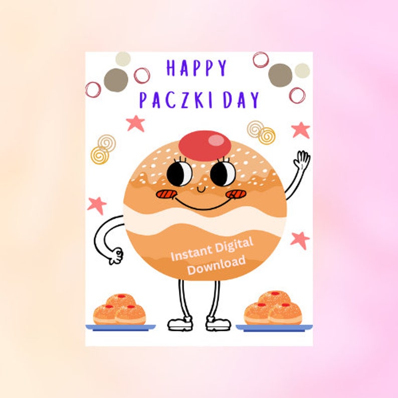 Paczki Day Printable - Etsy