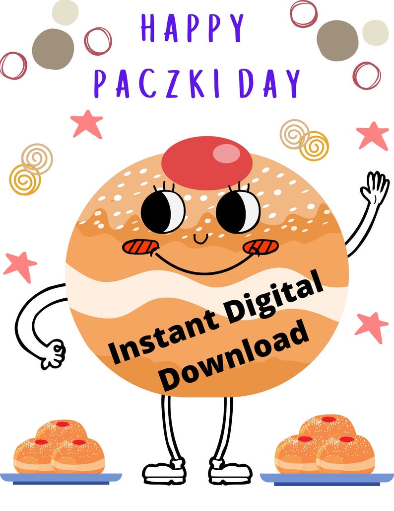 Paczki Day Printable - Etsy