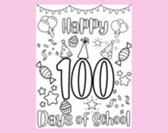 100 Days of School Printable Tracker, 100th Day of School Countdown ...