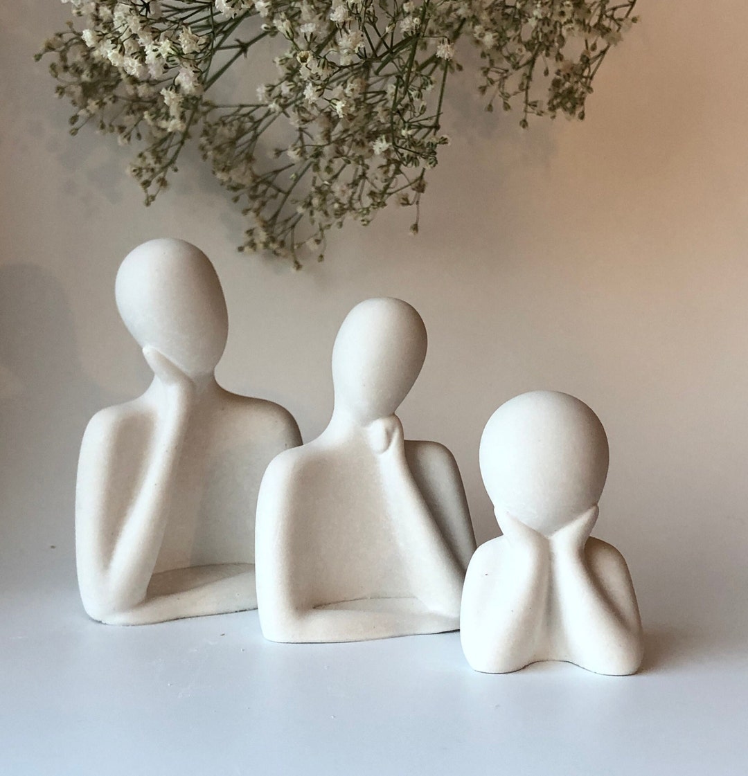 Custom Family Sculpture Set | Handmade Figurines for Modern Decor ...