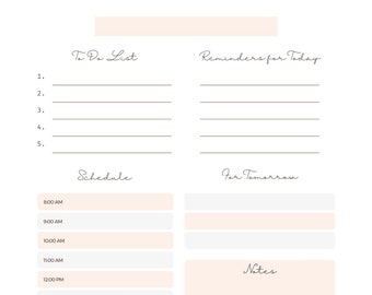 Custom Printable Nap Scheduler, Digital File, PDF, Daily Schedule, Nap ...