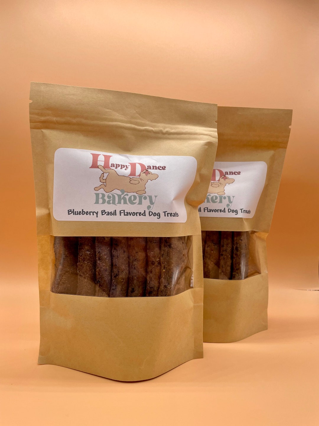 Blueberry Basil Flavored Dog Bones, Dog Treat, Homemade Dog Treat ...