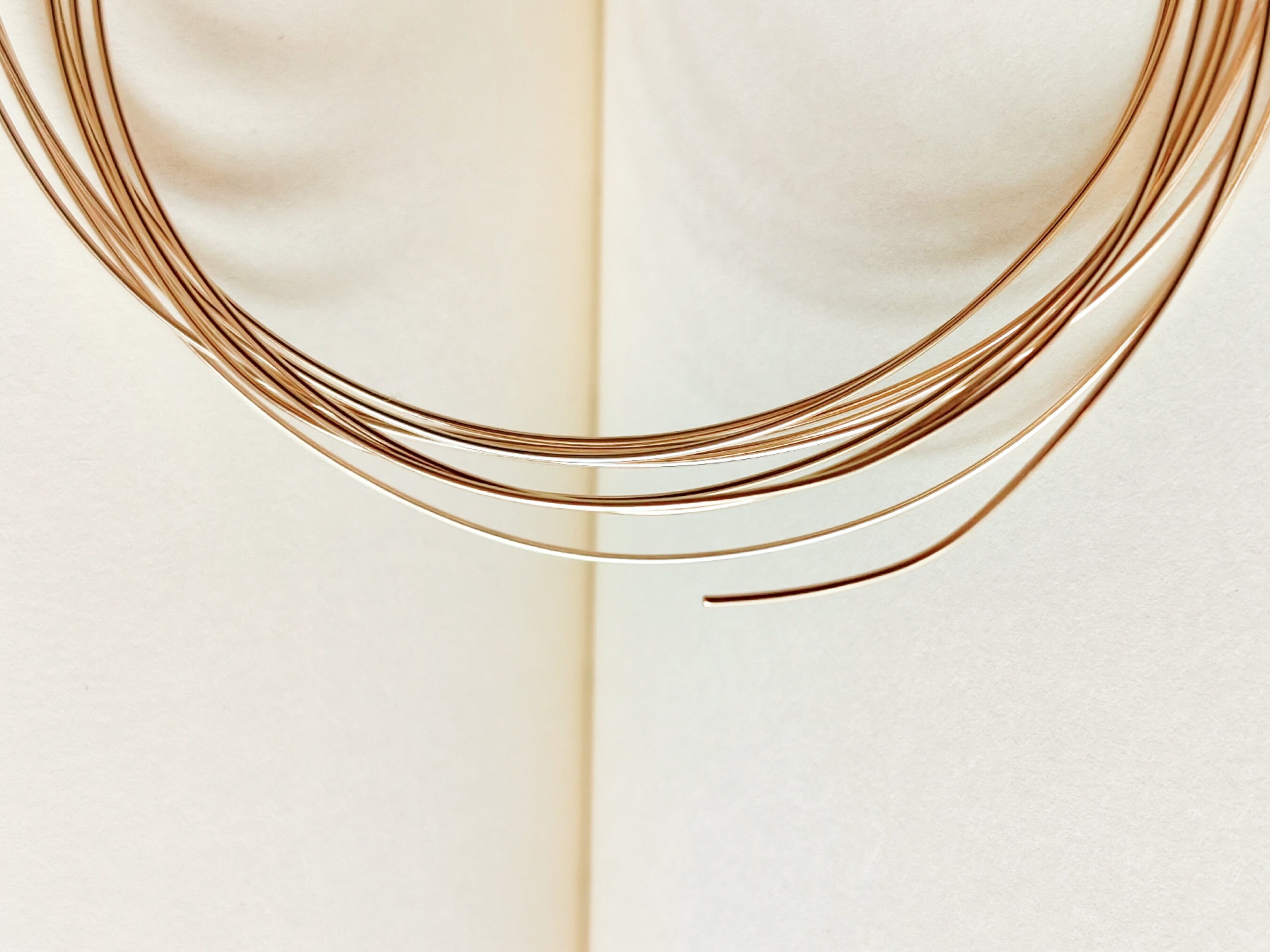 1 Foot 14K Gold Filled Round Wires, 16/18/20/22/24/26ga Soft and Half ...