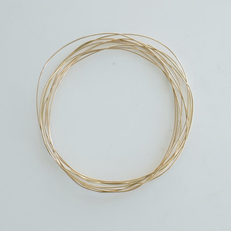1 Foot 14K Gold Filled Round Wires, 16/18/20/22/24/26ga Soft and Half ...