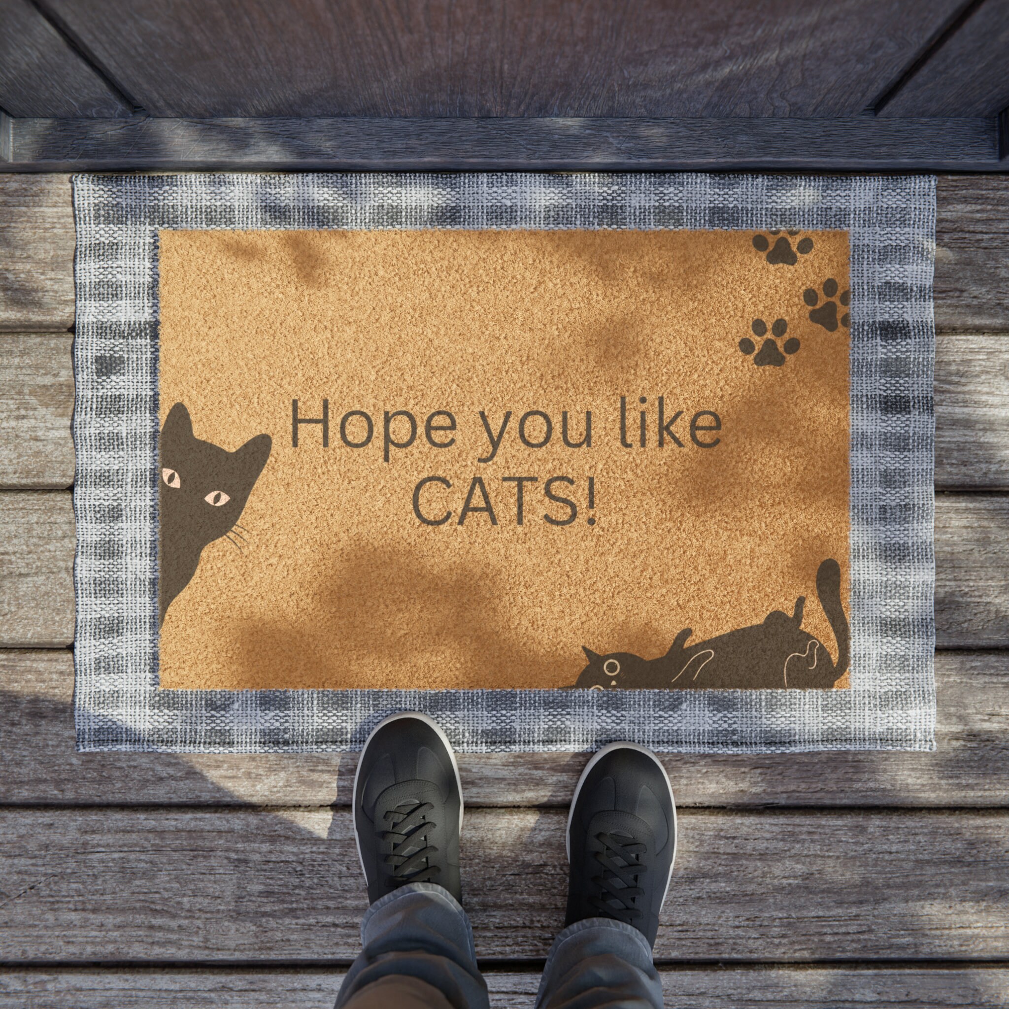 Hope You Like Cats Door Mat, Cats, Trending, Doormat , Kitty, Kitten - Etsy