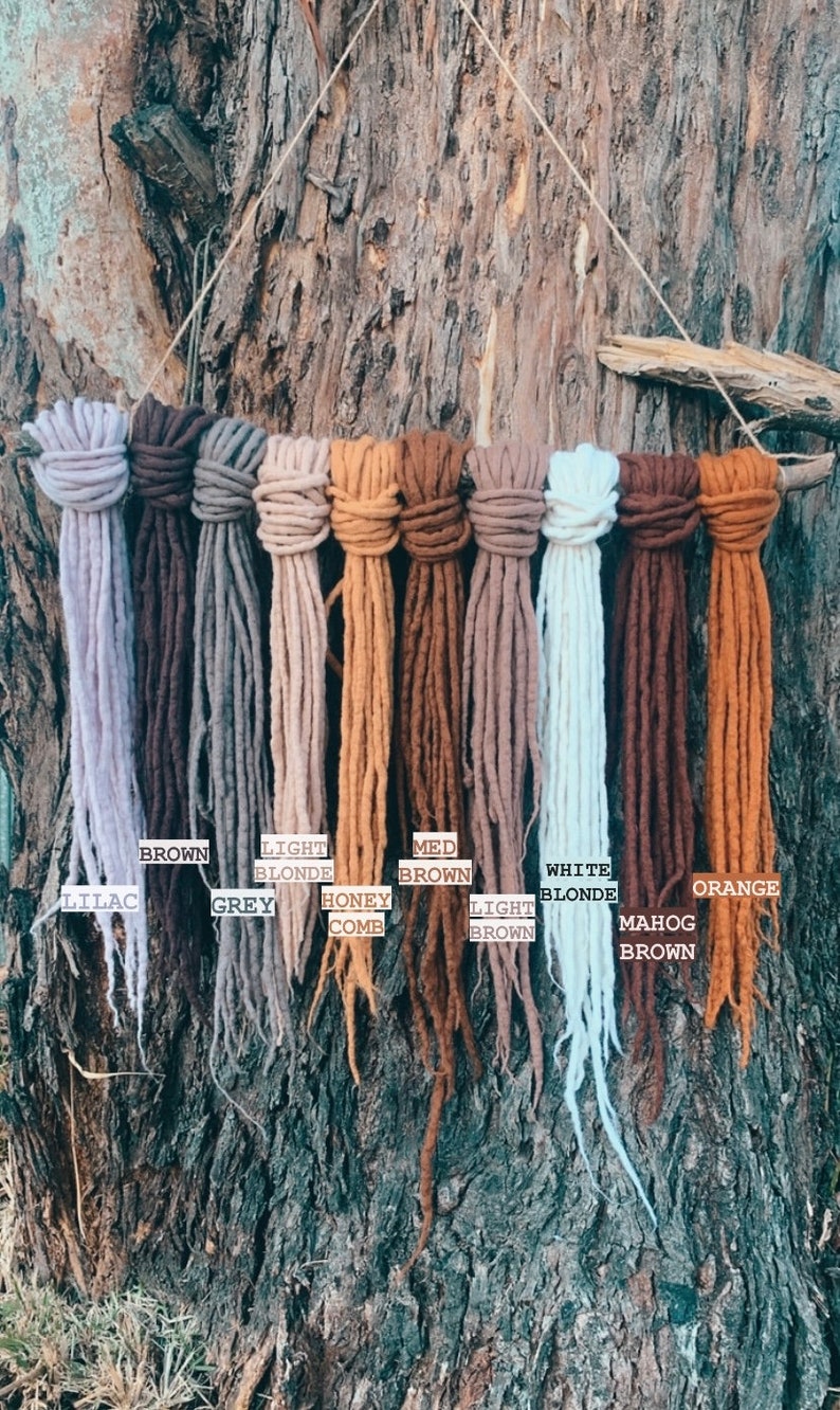 DE Wool Dreadlocks 42inch - Etsy