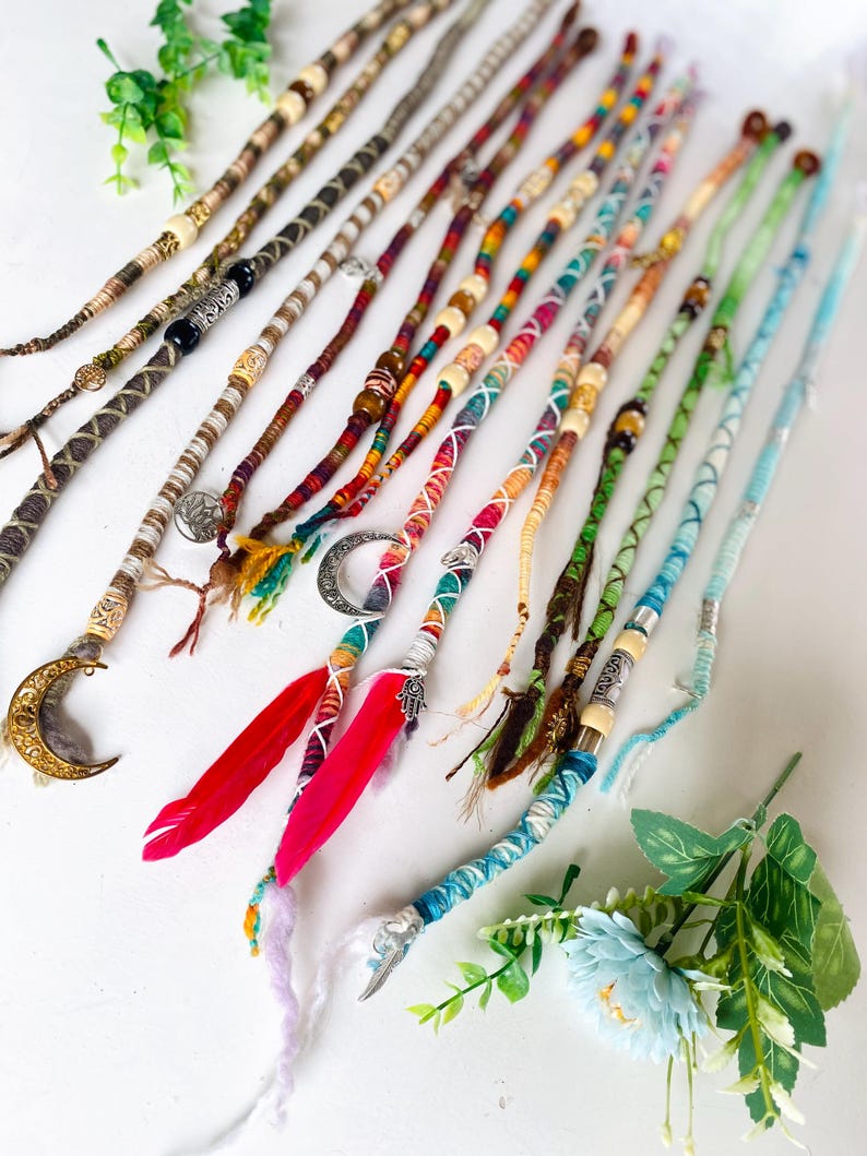 Braid-in Hairwraps (temp Dreadlock Extensions) - Etsy