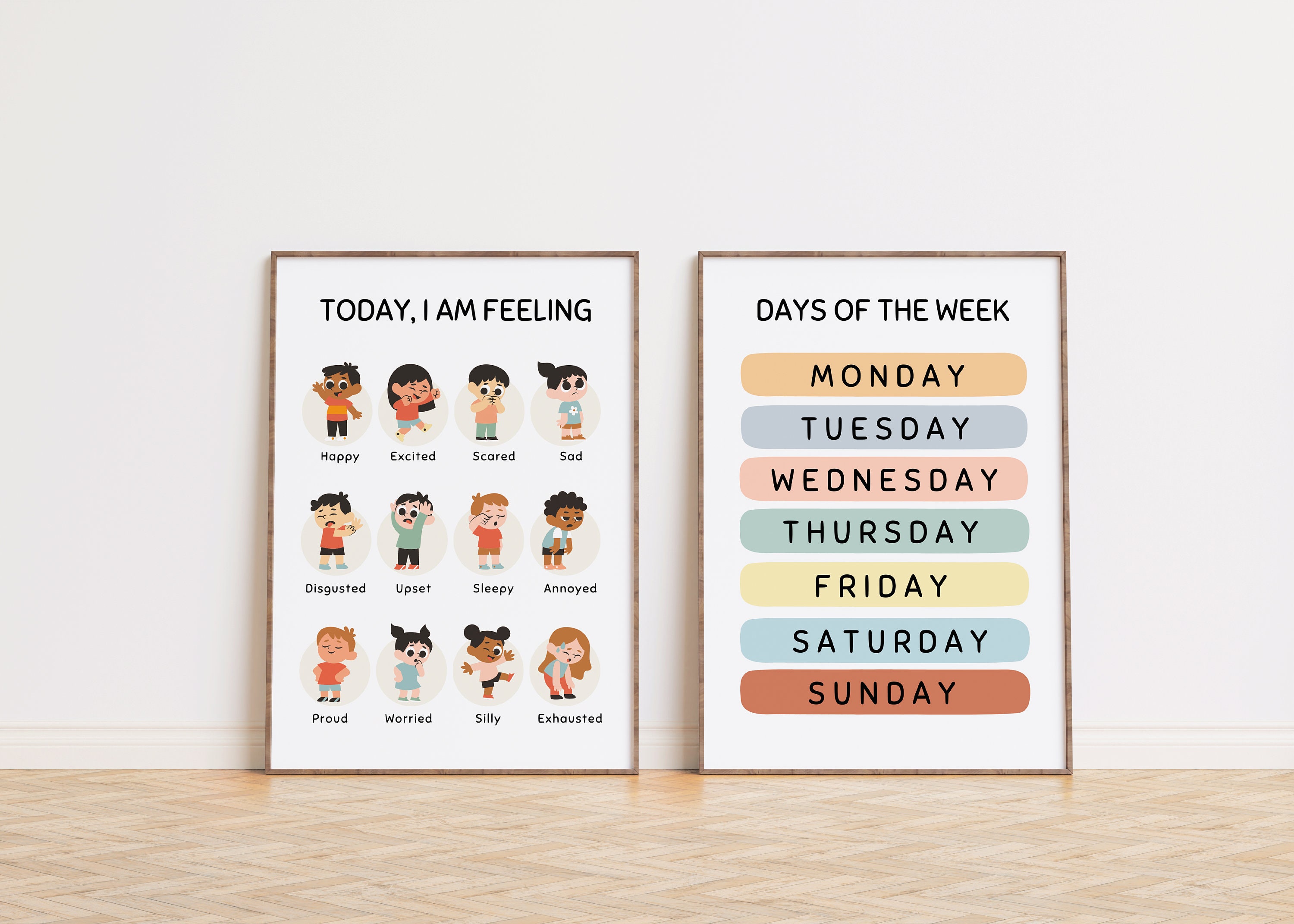 Set of Learning Posters Educational Prints for - Etsy