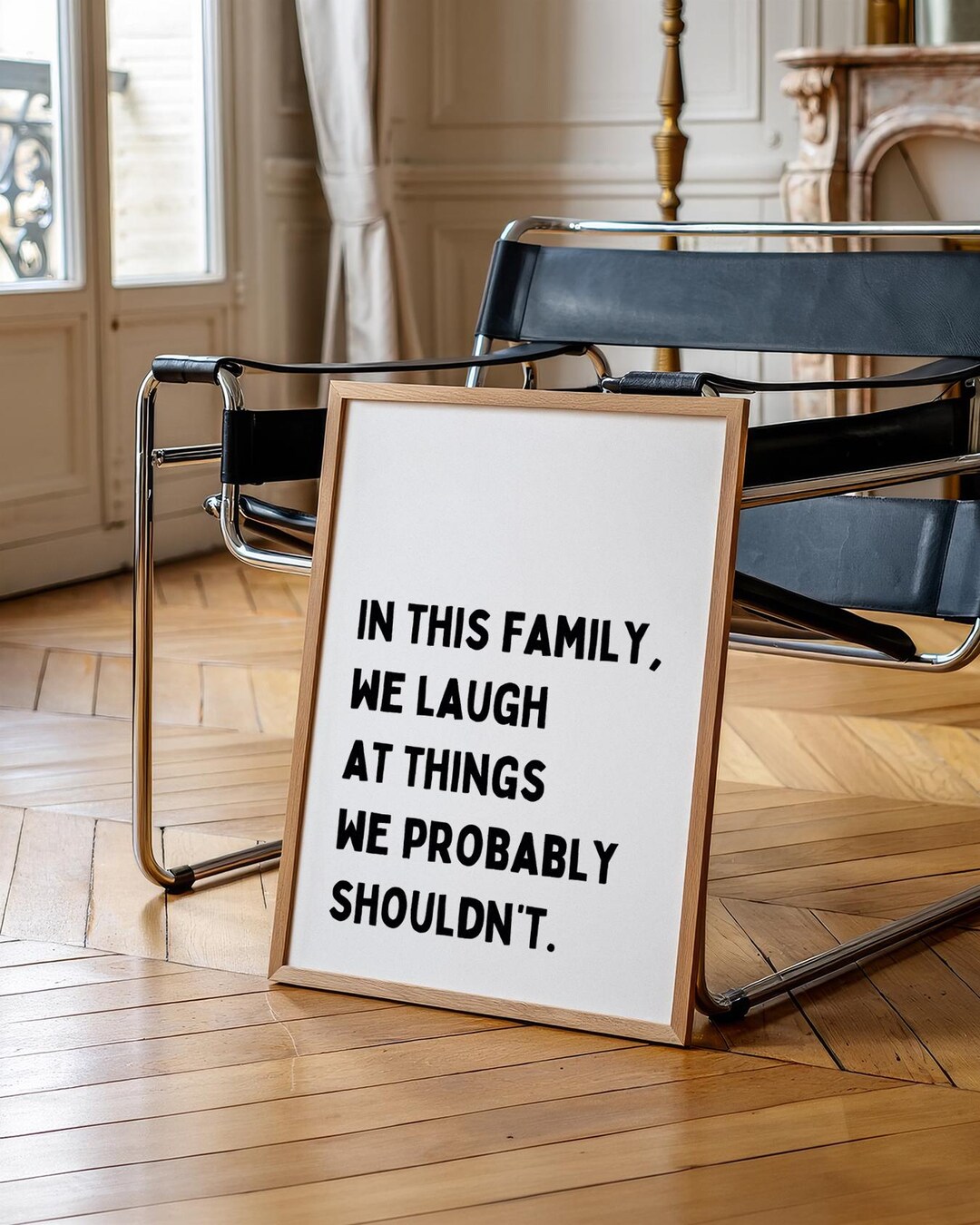 Funny Family Quote Print, Home Wall Art - Etsy