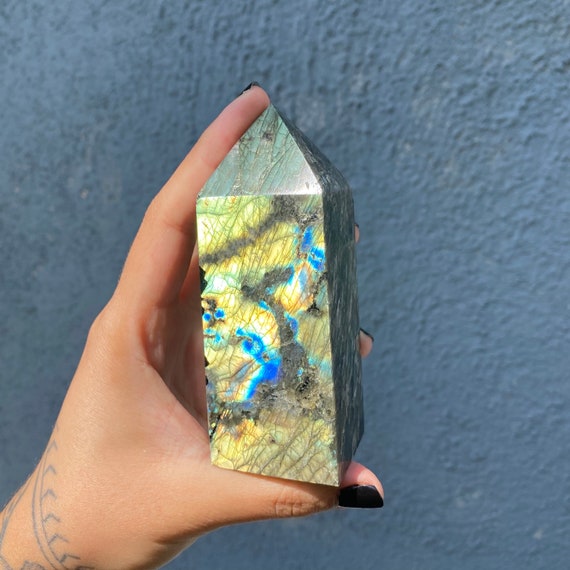 Stunning Labradorite Tower | Etsy