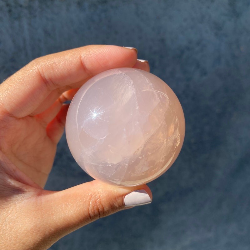 Rose Quartz Sphere - Etsy Canada