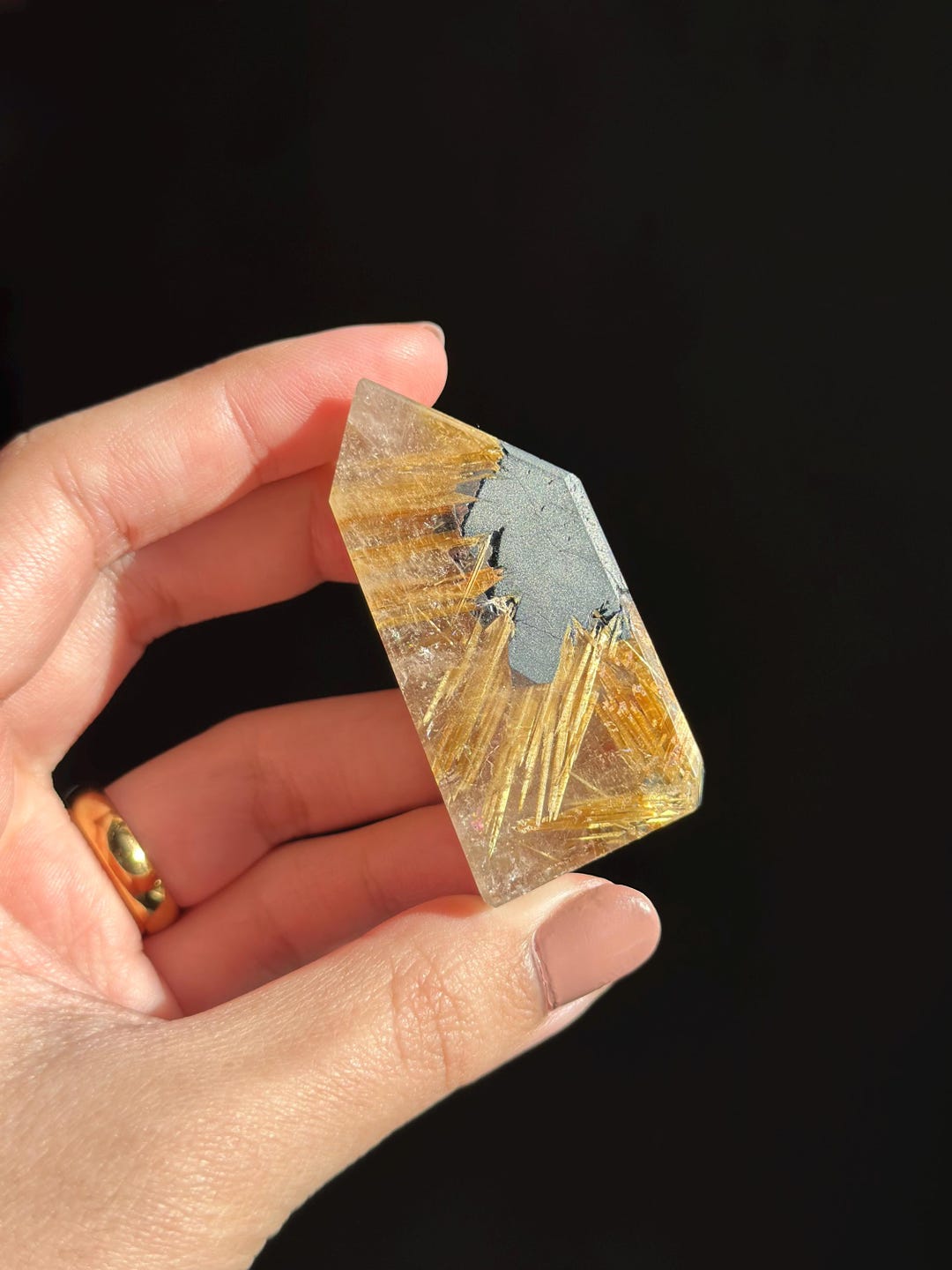 Amazing HQ Gold Rutile Quartz Freeform 38g - Etsy