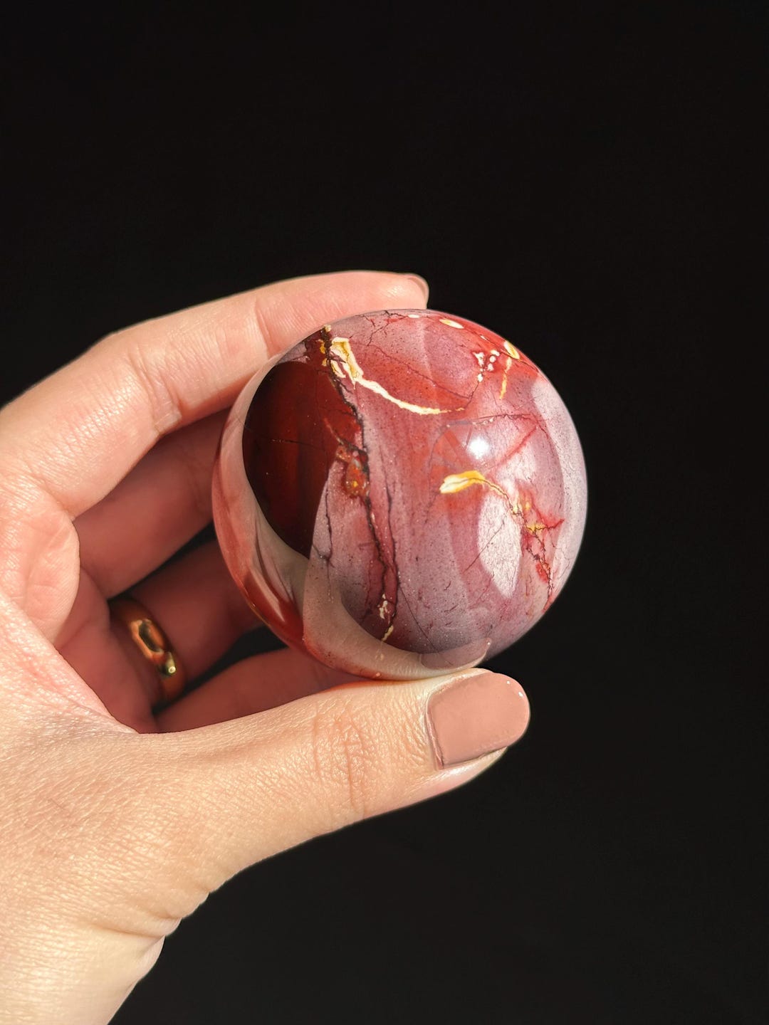 Beautiful Purple Mookaite Sphere - Etsy