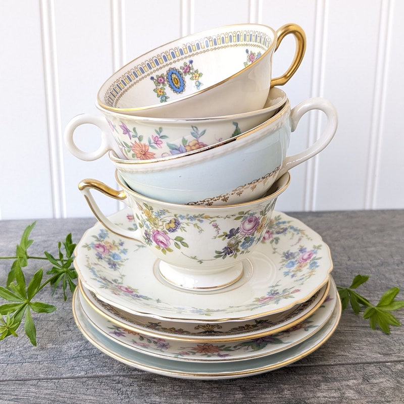 Floral Tea Cup - Etsy