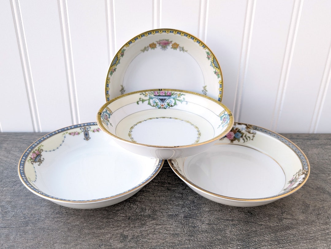 Vintage Berry Bowls Set of 4, China Dessert Bowls, Vintage Sauce Bowl ...