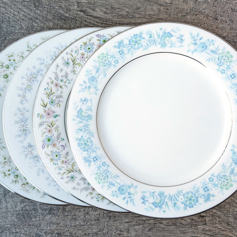 Floral China Plates - Etsy