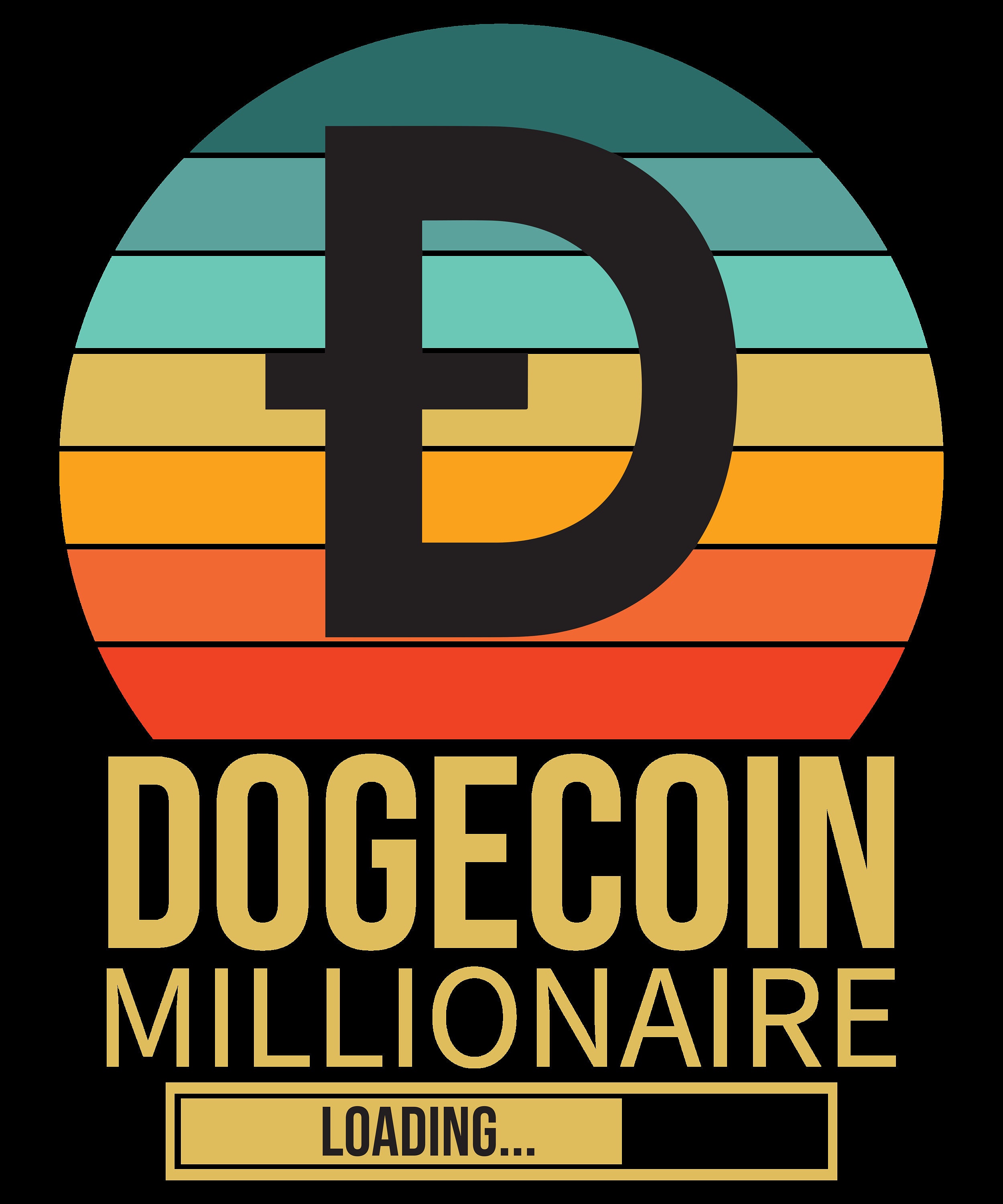 Dogecoin Millionaire Loading PNG 4500 X 5400 Pixel - Etsy