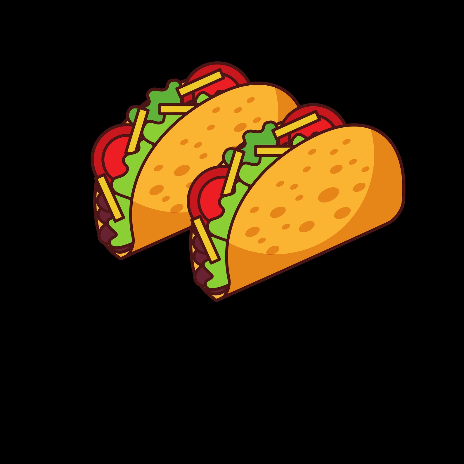 Thinking About Tacos PNG 4000 X 4000 Pixel Royalty Free - Etsy