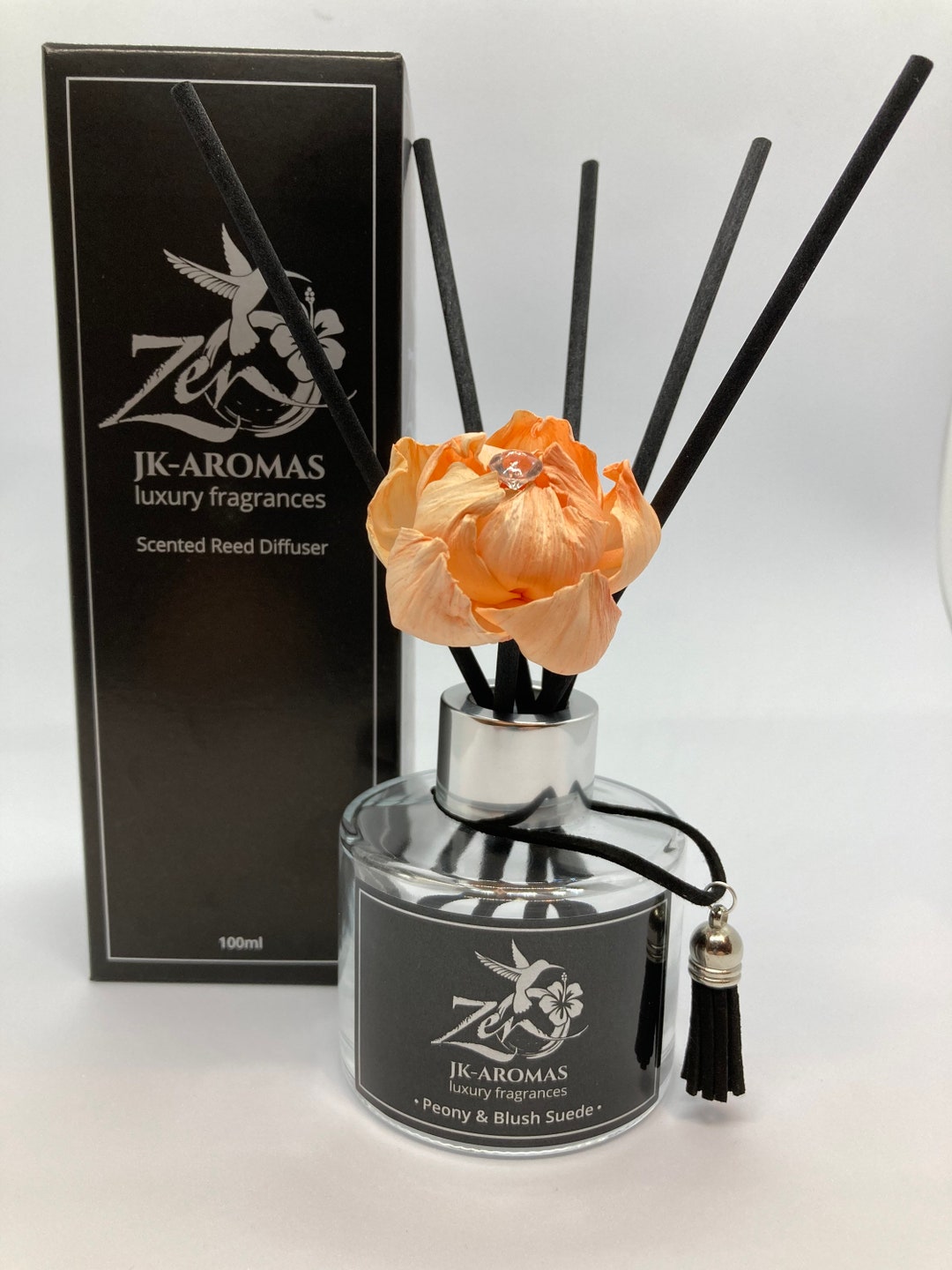 Peony and Blush Suede Reed Diffuser - Etsy