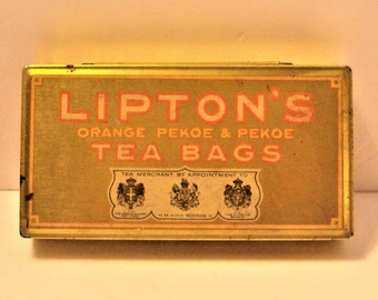 Antique Lipton Tea - Etsy