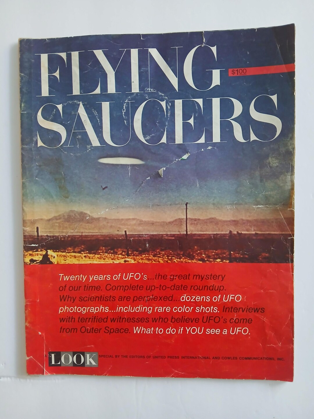 1967 Look Magazine Flying Saucers Special Edition, US Air Force UFO ...