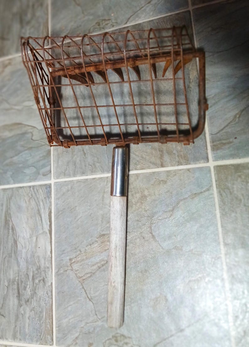 Rustic MAINE CLAM RAKE Basket: Vintage Nautical Home / Garden Decor - Etsy
