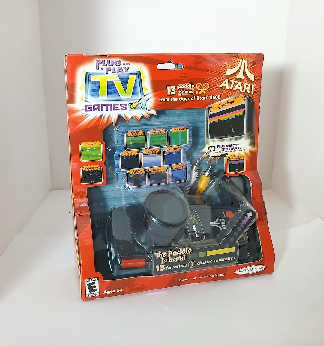 Vintage JAKKS Pacific Atari Plug & Play TV Games System - Etsy
