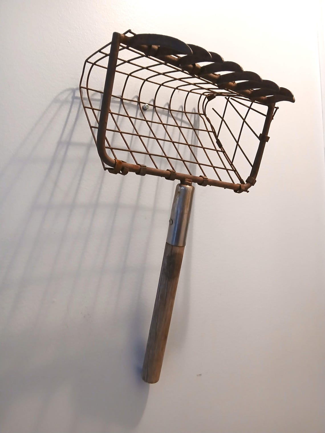 Rustic MAINE CLAM RAKE Basket: Vintage Nautical Home / Garden Decor - Etsy