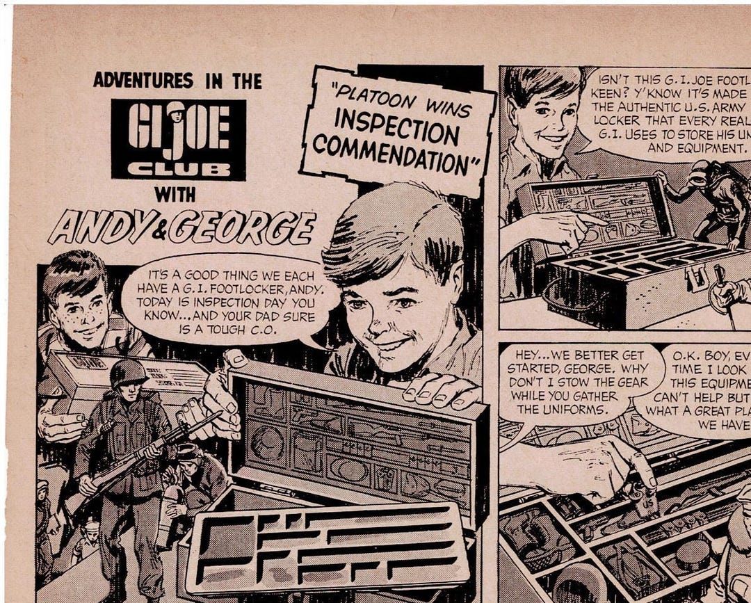 Vintage 1966 G.I. Joe Magazine Ad, Paper Ad, Advertisement, Authentic ...