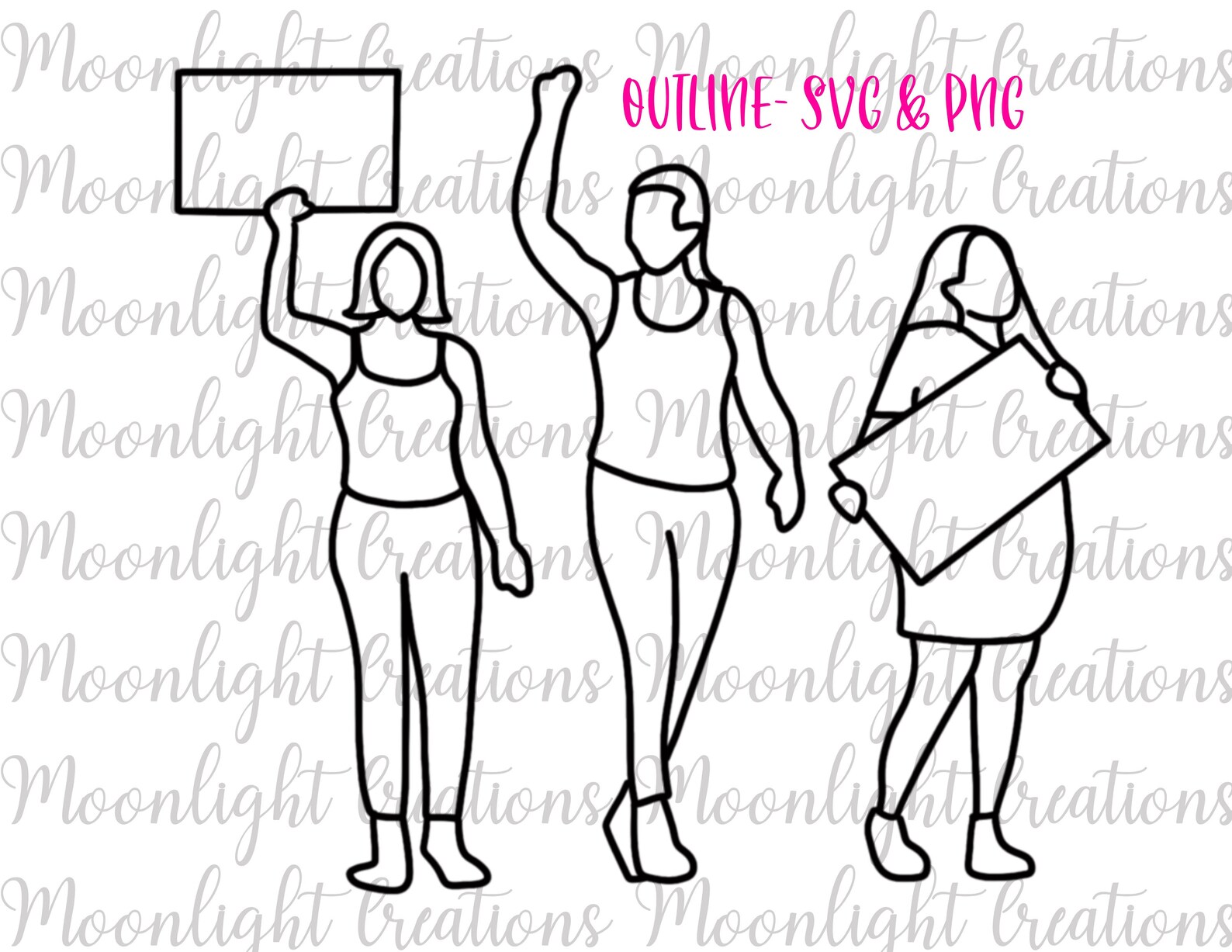 Womens Rights Protest Svg Womens Rights Protest PNG - Etsy