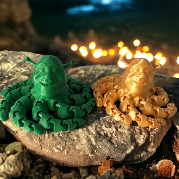 Shrek Octopus Toy - Etsy