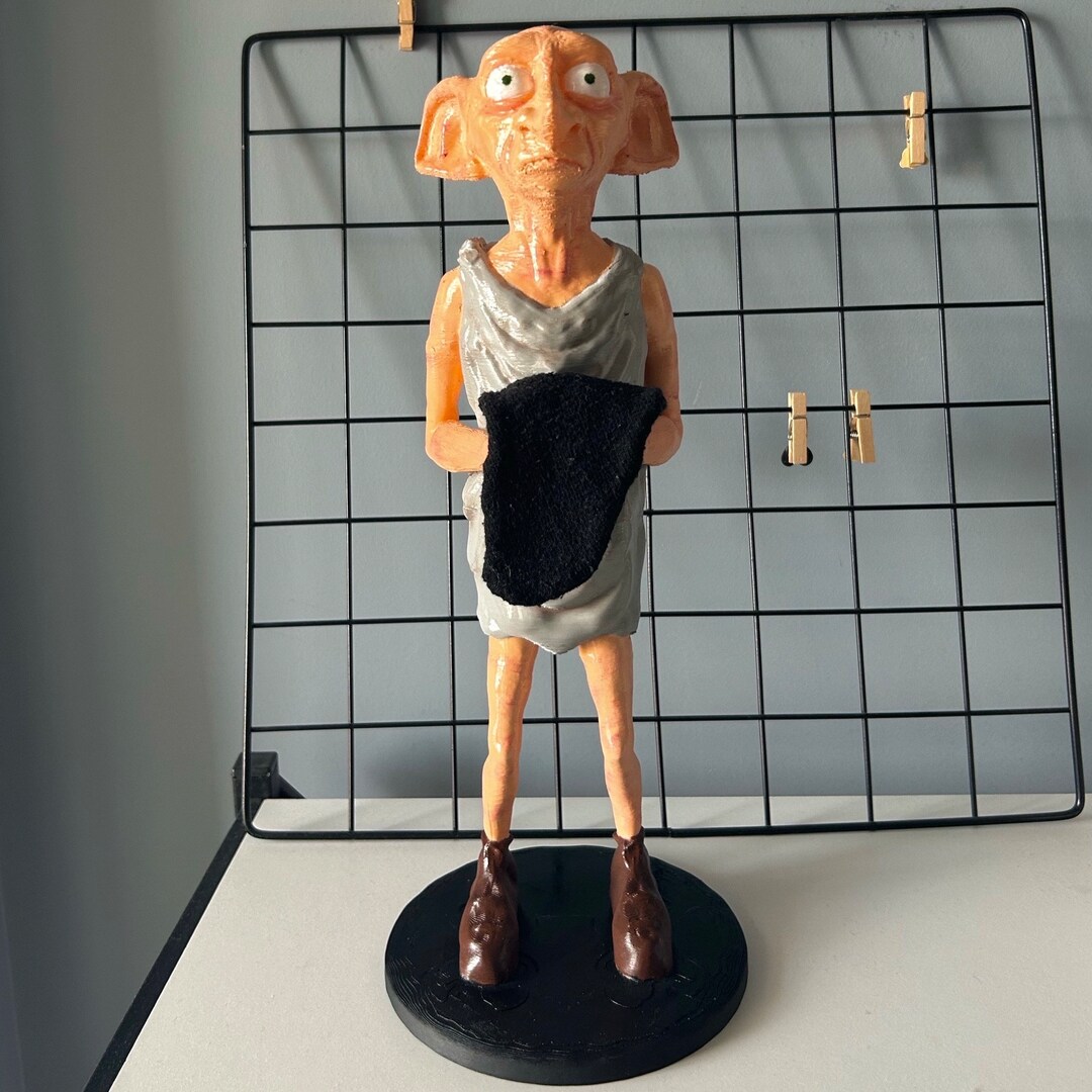 Harry Potter Dobby Statue 3D Printed House Elf, Magical Decor for ...