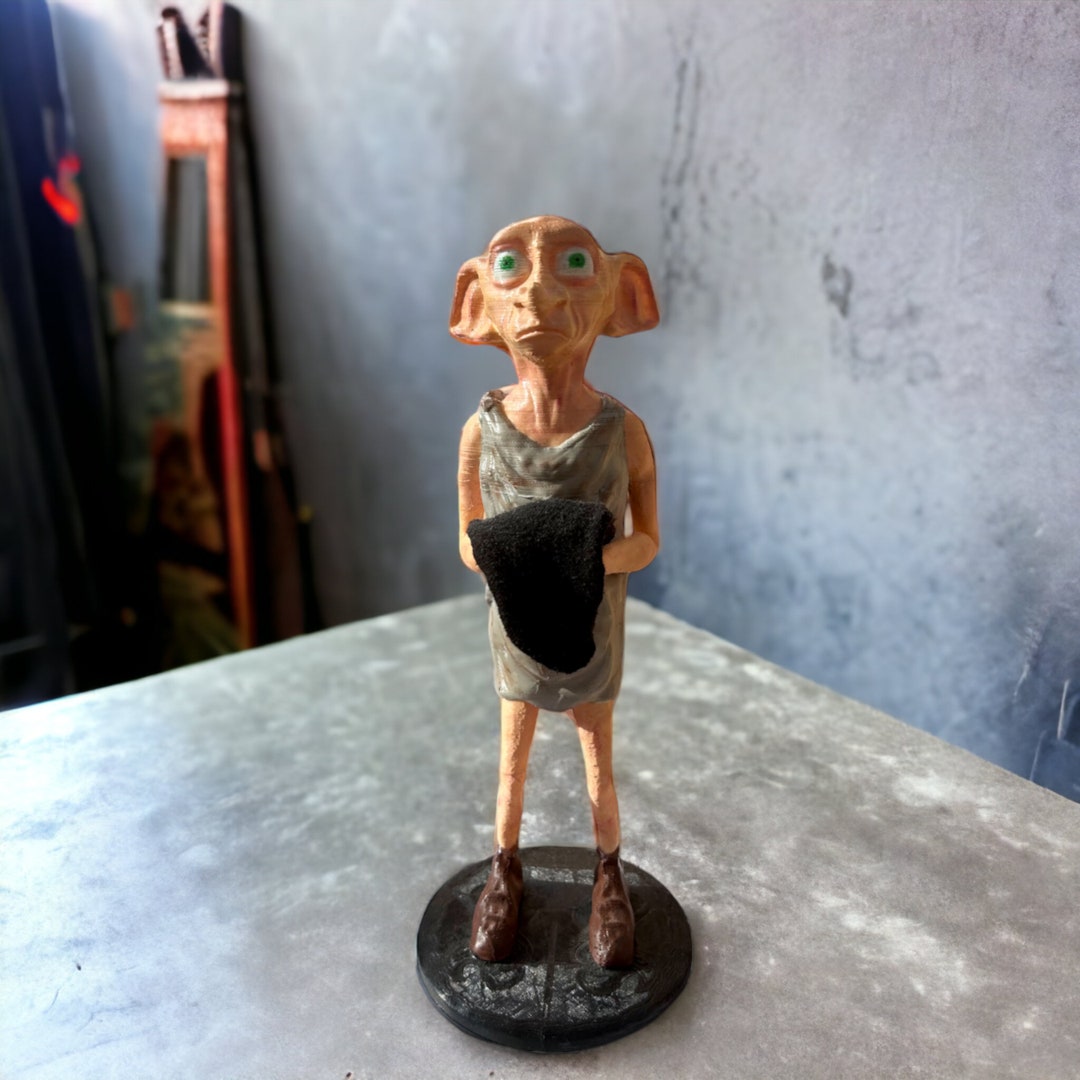 Harry Potter Dobby Statue 3D Printed House Elf, Magical Decor for ...