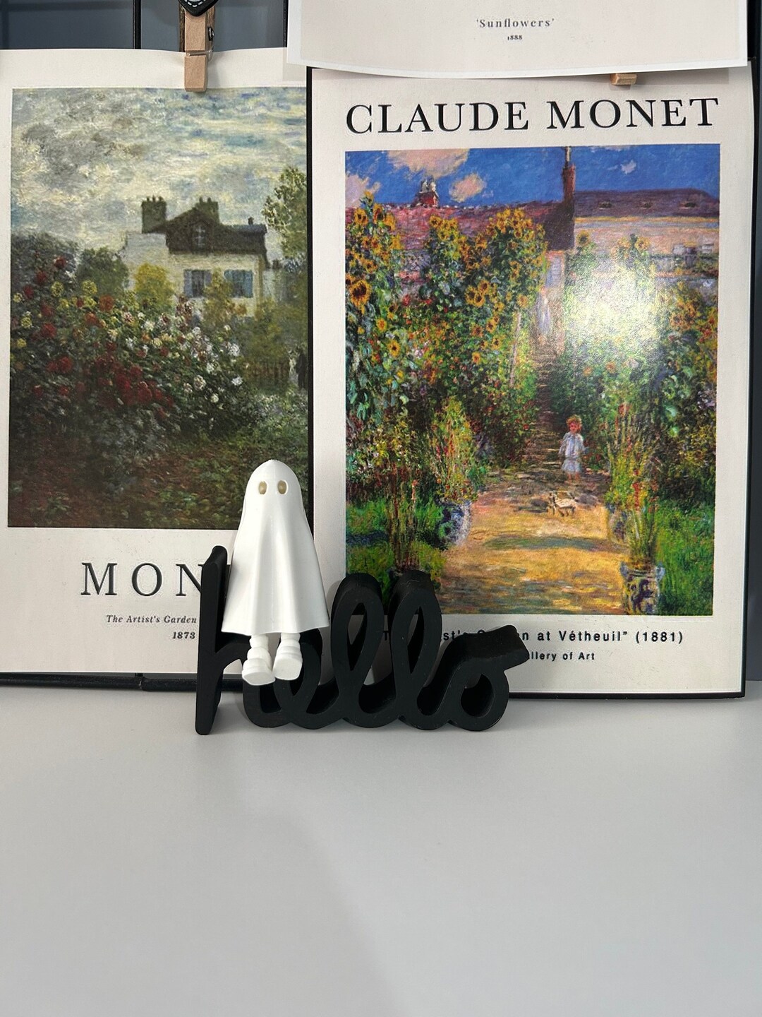 Ghost With Feet 3D Printed Sculpture Halloween Home Decor - Etsy