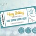Editable Stand up Comedy Birthday Voucher - Personalise - Digital Gift ...
