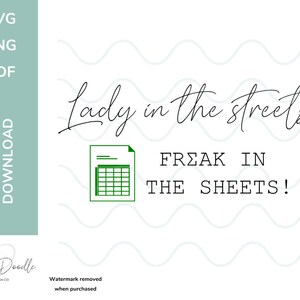 Freak in the Sheets Spreadsheet Humour Fun Accountant Digital Design ...
