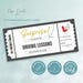 Editable Surprise Gift Voucher - Driving Lessons Voucher - Personalise ...