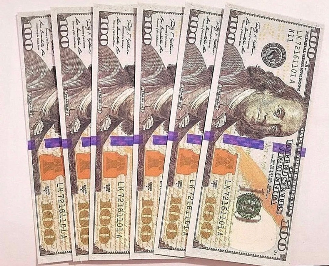 Brand New USA 100 Dollar Bill Money Wallet Bifold Style 1 Piece. Fun ...