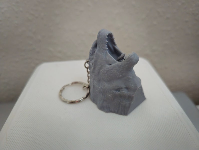 Godzilla X Kong 3D Printed Godzilla Head Keyring/ Keychain - Etsy UK