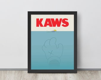Kaws Jaws Poster - Etsy
