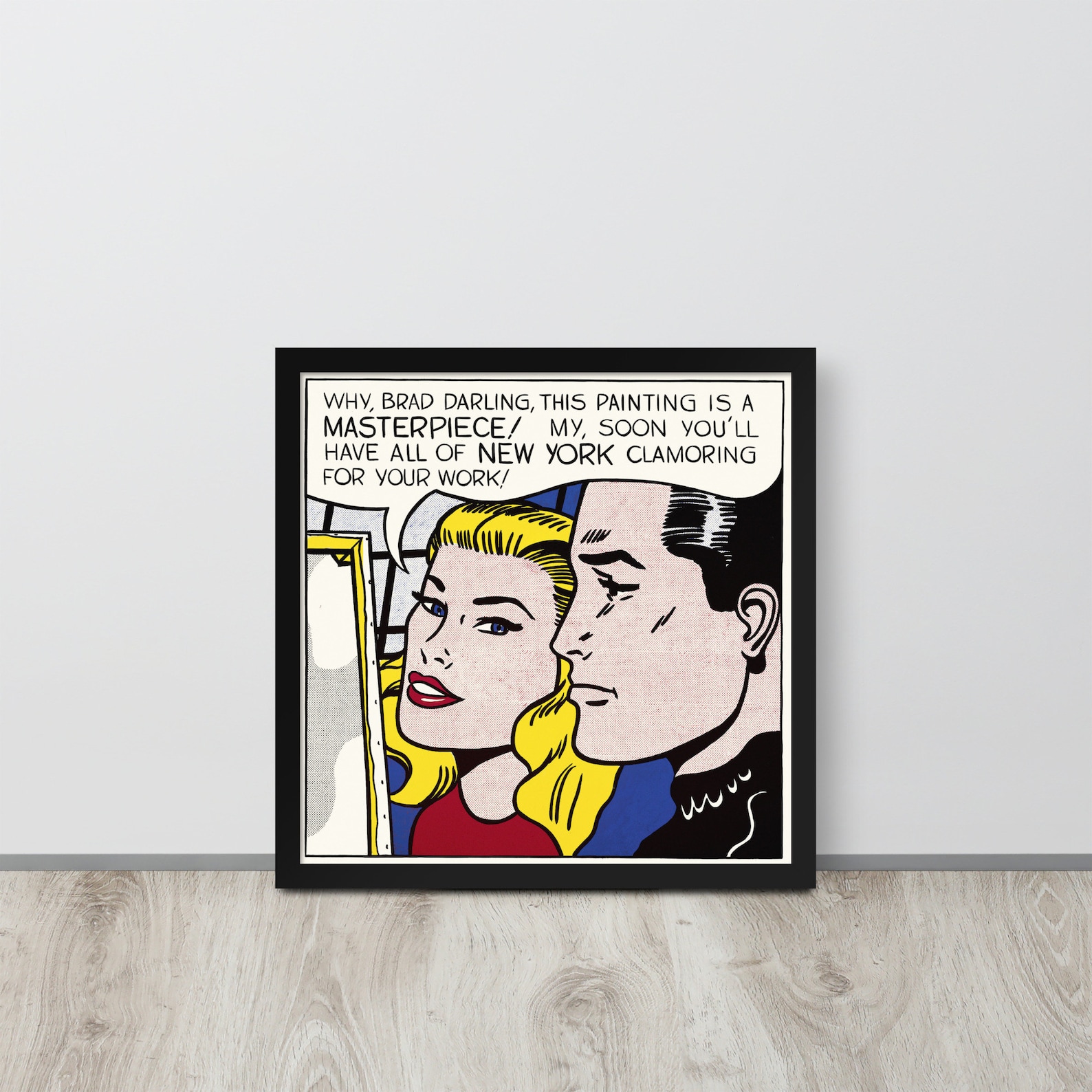 Masterpiece 1962 Roy Lichtenstein Vintage Pop Art Gallery - Etsy