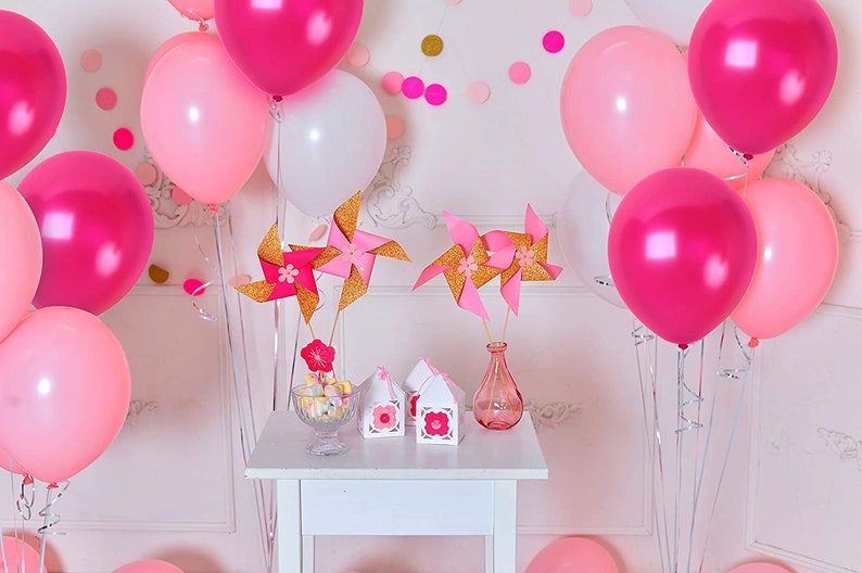 Magenta Latex Balloons 12 Set of 10, High Quality Latex Balloon ...