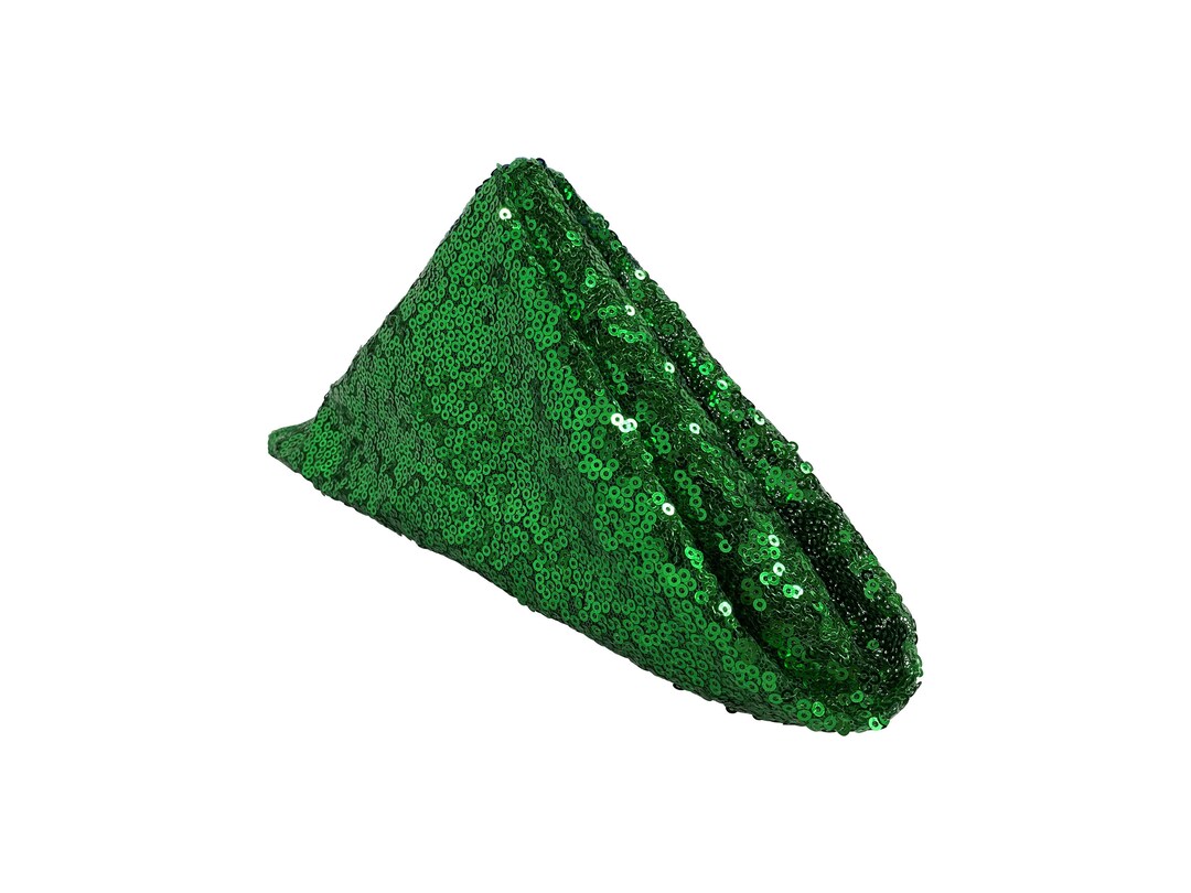 Kelly Green Mini Sequin Napkin - Etsy