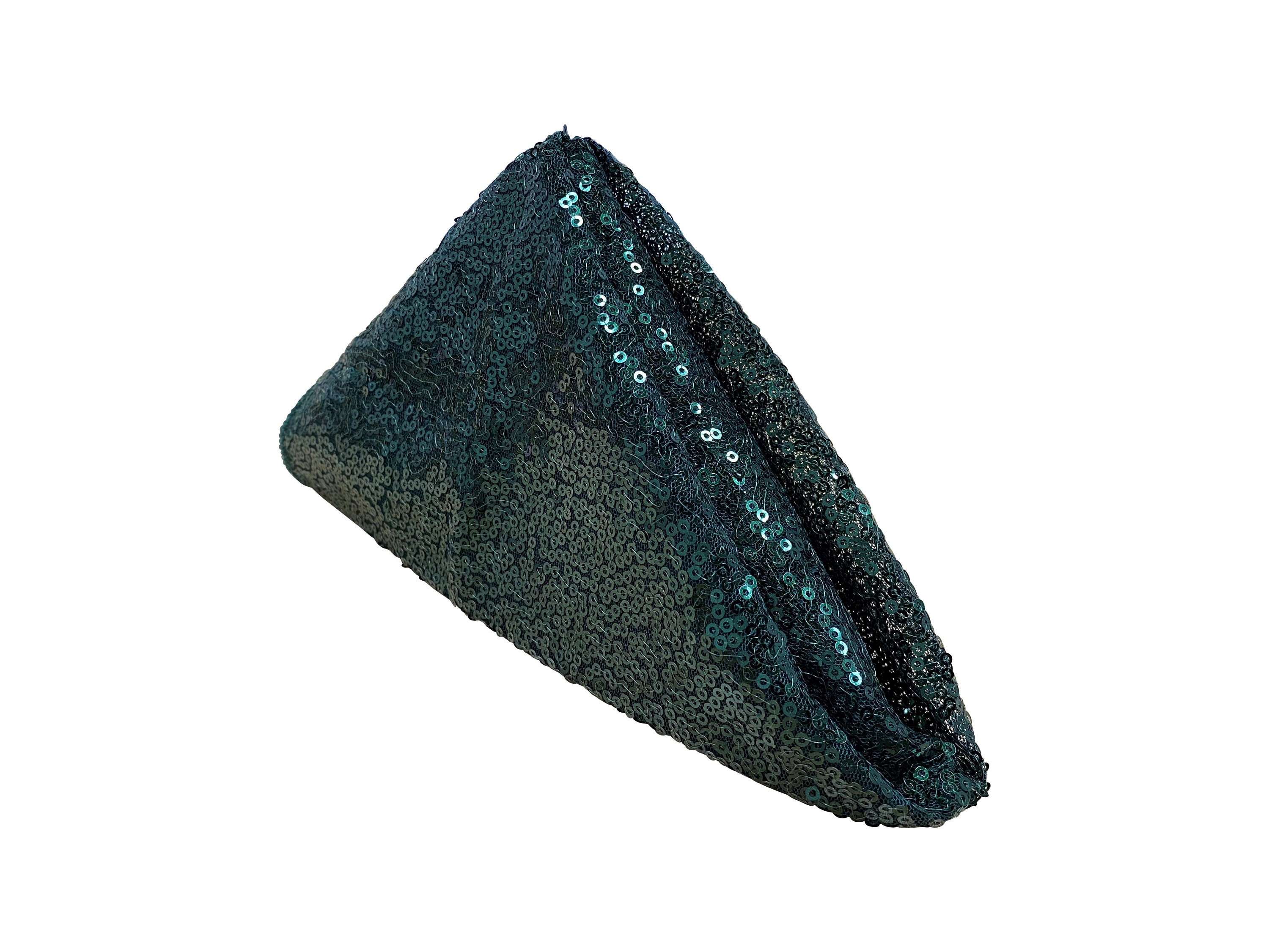 Kelly Green Mini Sequin Napkin - Etsy