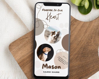 Pet Funeral Program - Etsy