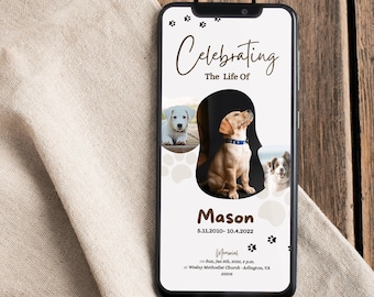 Dog Obituary Template - Etsy